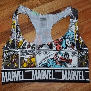 Marvel | Intimates & Sleepwear | New Marvel Comic Book Bralette Sport ...